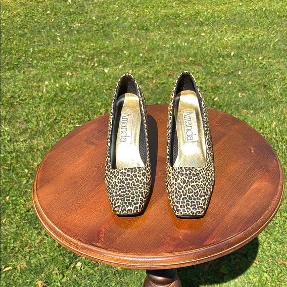Amanda. | Shoes | Amanda Leopard Print Womens Heels Size 65 M | Poshmark